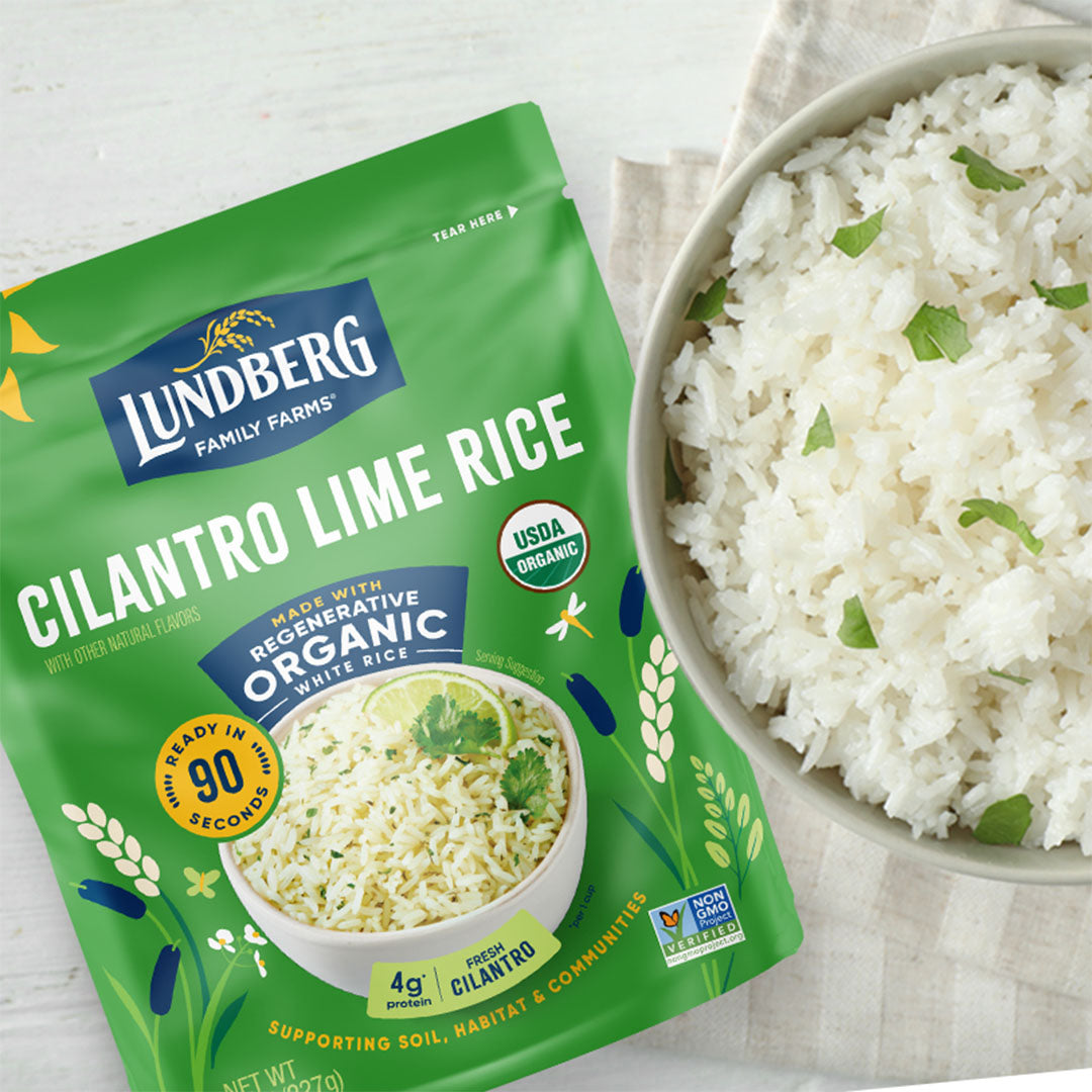 Organic 90-Second Cilantro Lime Rice | Lundberg Family Farms
