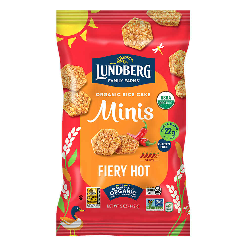Organic Fiery Hot Rice Cake Minis - Products | Lundberg Family Farms