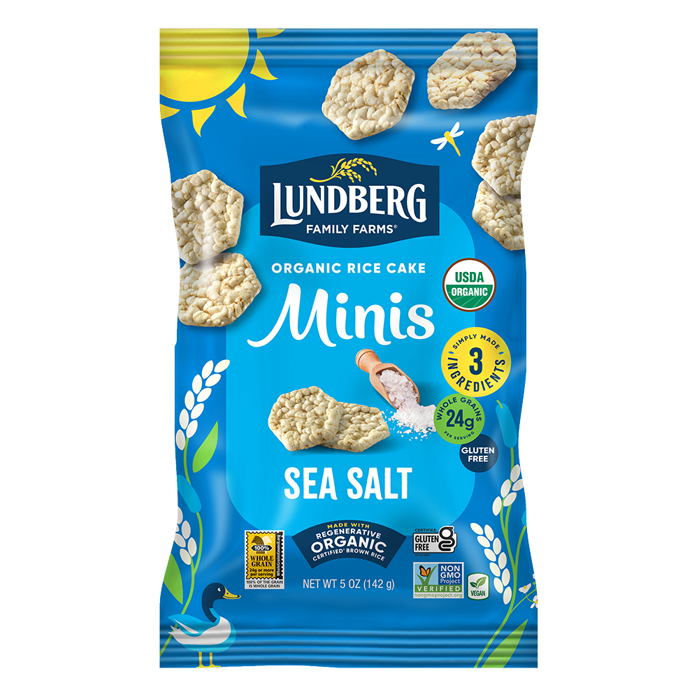 Organic Rice Cake Minis - Sea Salt - Products | Lundberg Family Farms