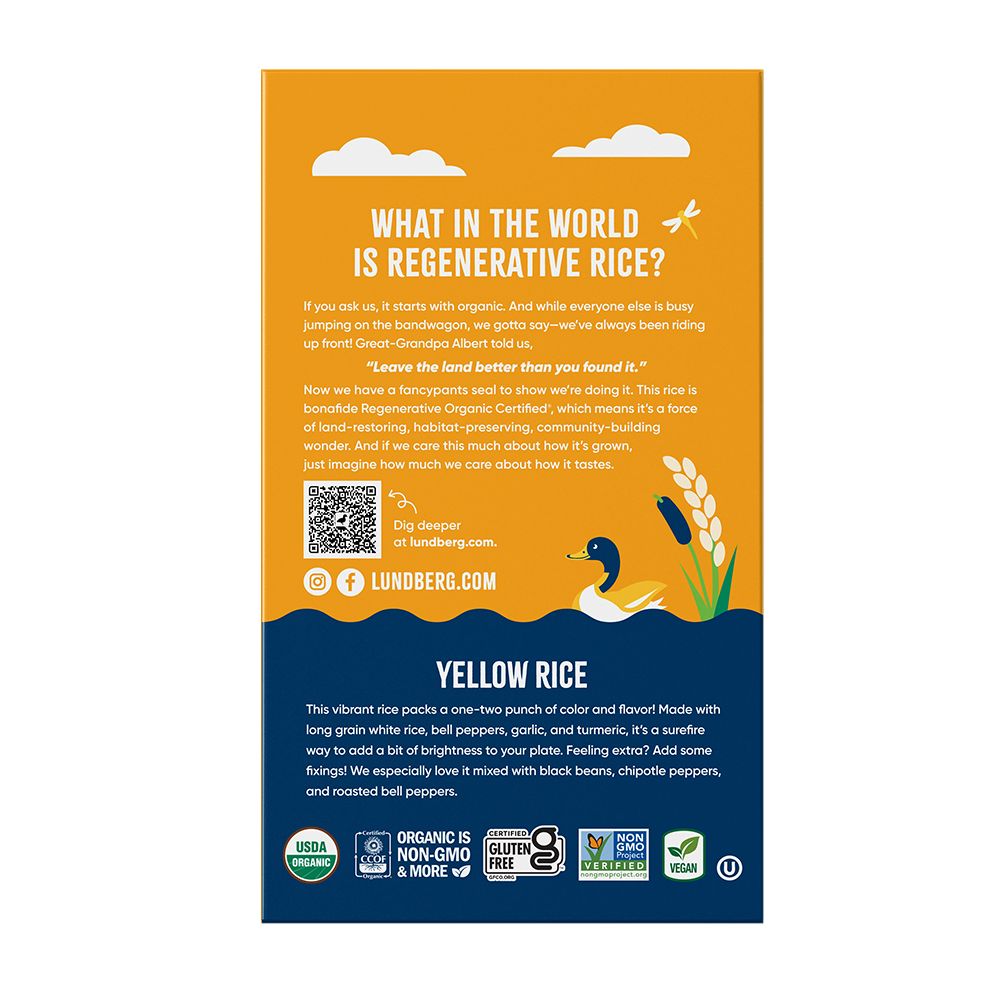 Organic Yellow Rice - Products | Lundberg Family Farms