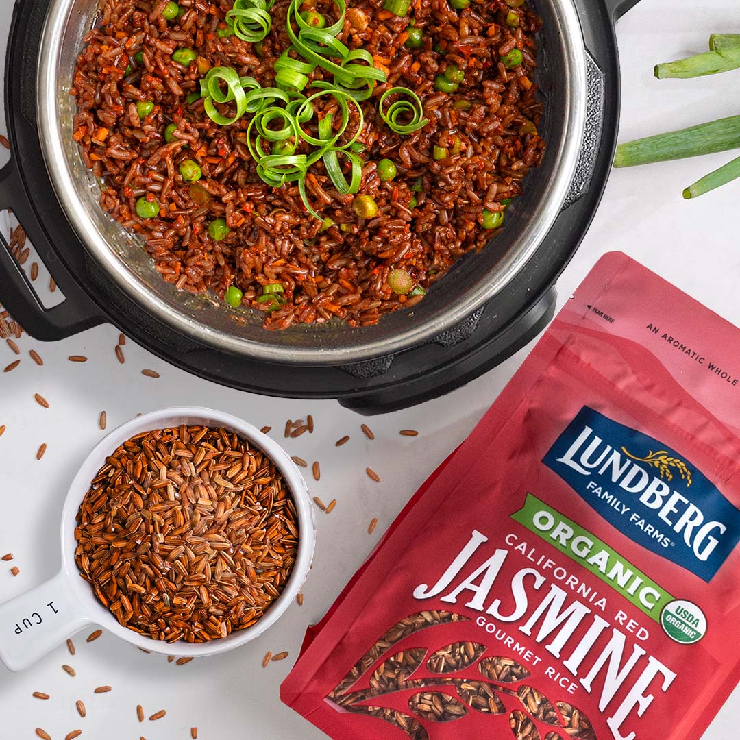 Organic California Red Jasmine Rice - Products | Lundberg Family Farms