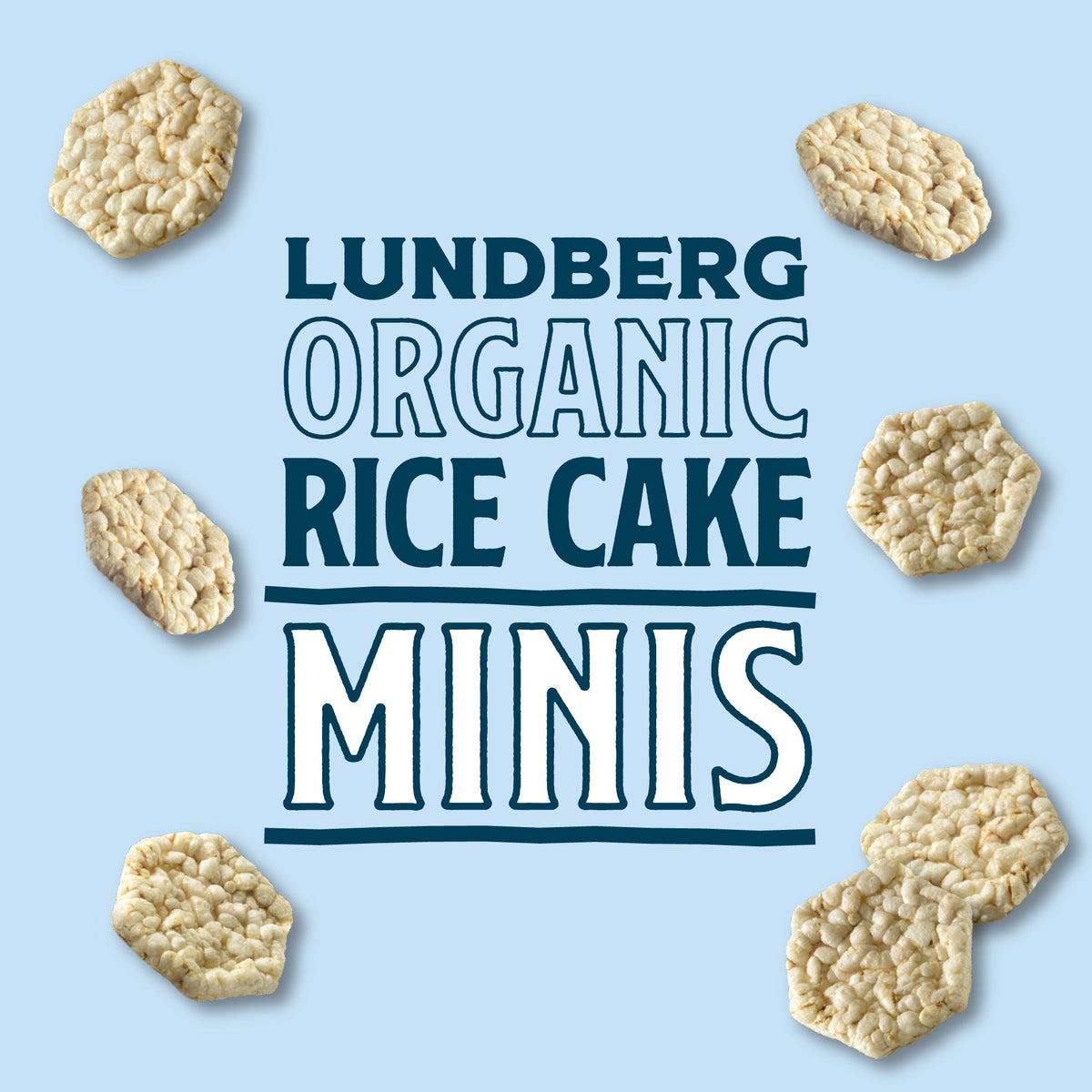 Organic Rice Cake Minis - Sea Salt - Products | Lundberg Family Farms