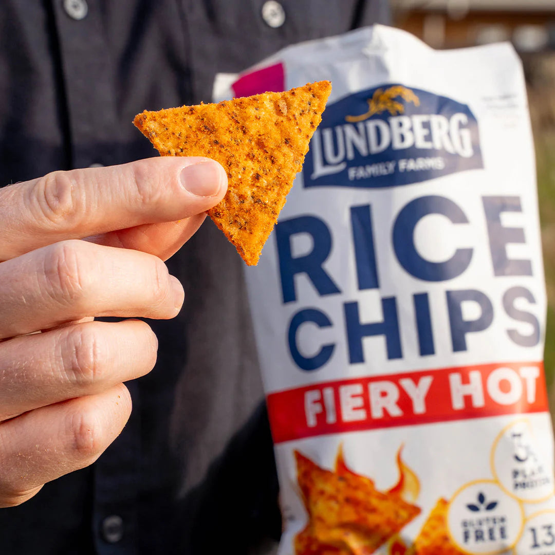 Fiery Hot Rice Chips - Single-Serve - Products | Lundberg Family Farms