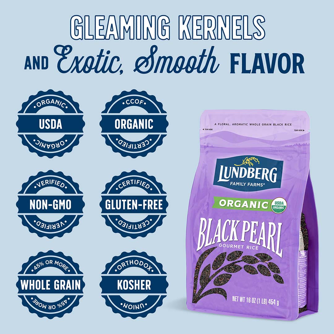 Organic Black Pearl Rice - Products | Lundberg Family Farms