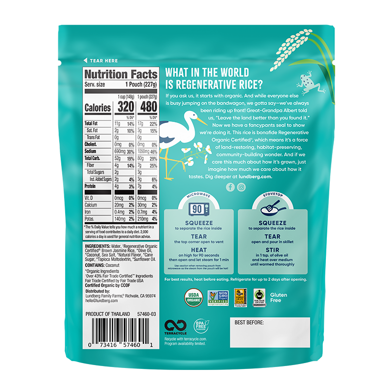 Organic Coconut 90-Second Rice - Products | Lundberg Family Farms
